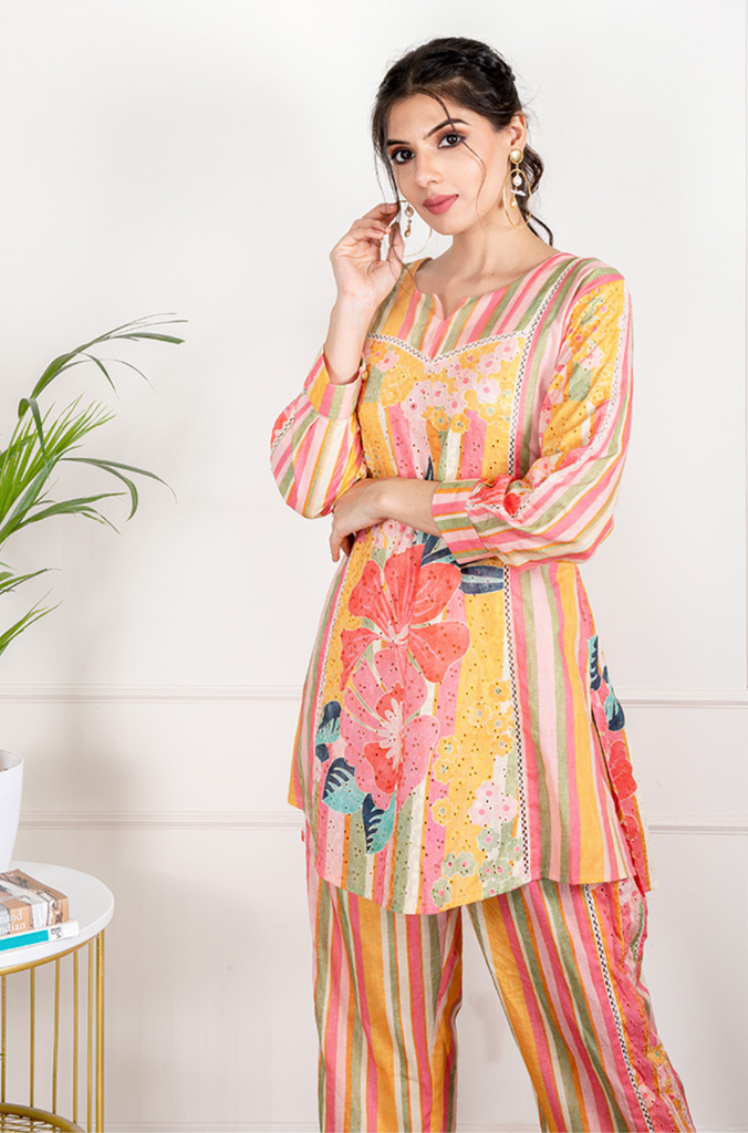 OH MY CO-ORD - Multicolor Co-ord Set - Ishnya